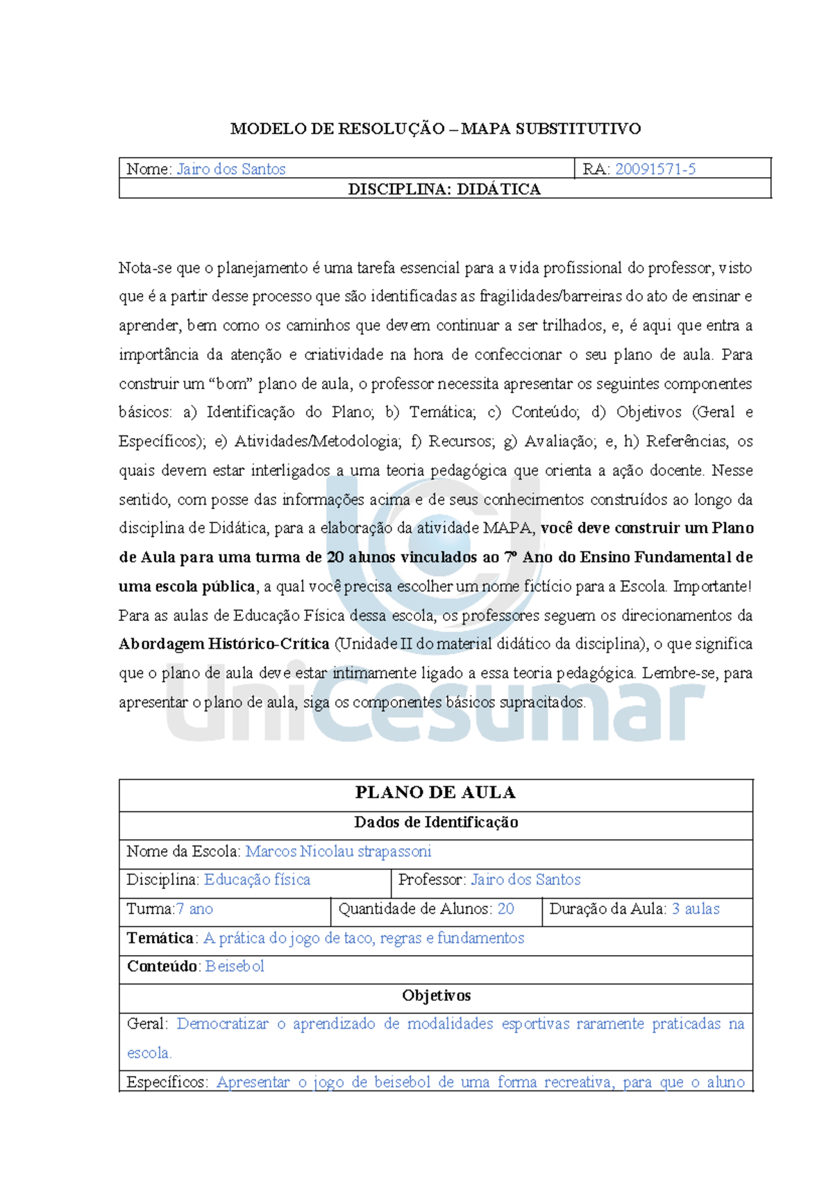 Documento didática - Material didática - MODELO DE RESOLUÇÃO – MAPA ...
