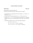 MA2002 - NUS - Calculus - Studocu
