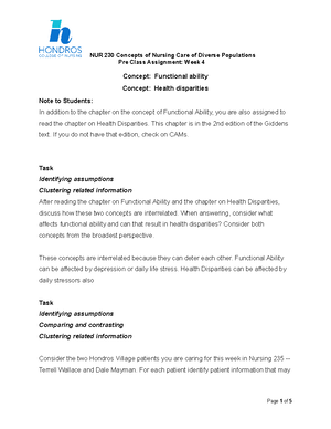 Week 1 Pre-Class Assignments (1) completed - Pre-Class Assignment: Week 1 Concepts: Culture ...