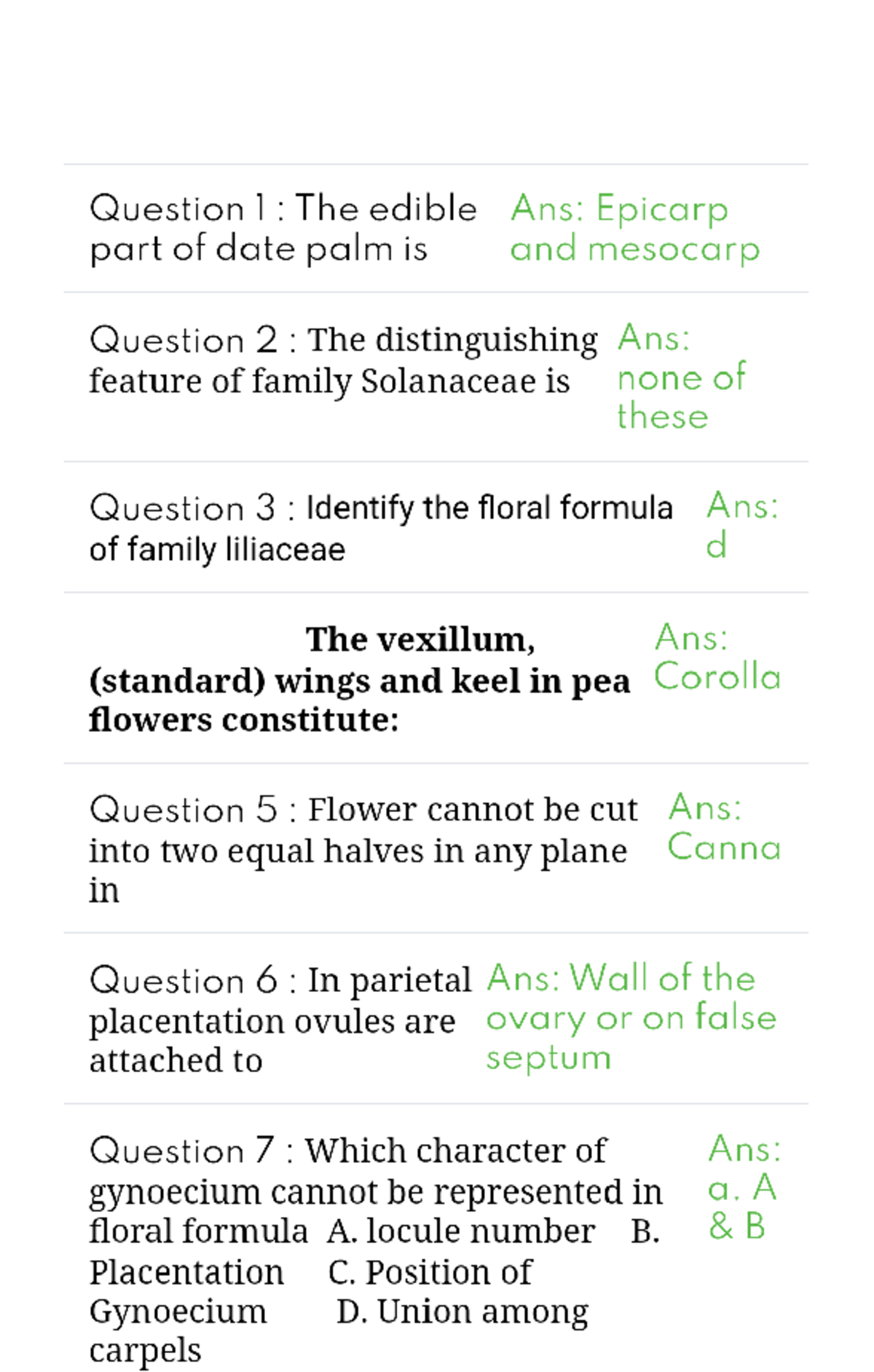 Biology 101: Plant Anatomy and Tissue Types - Quiz Answers - Studocu