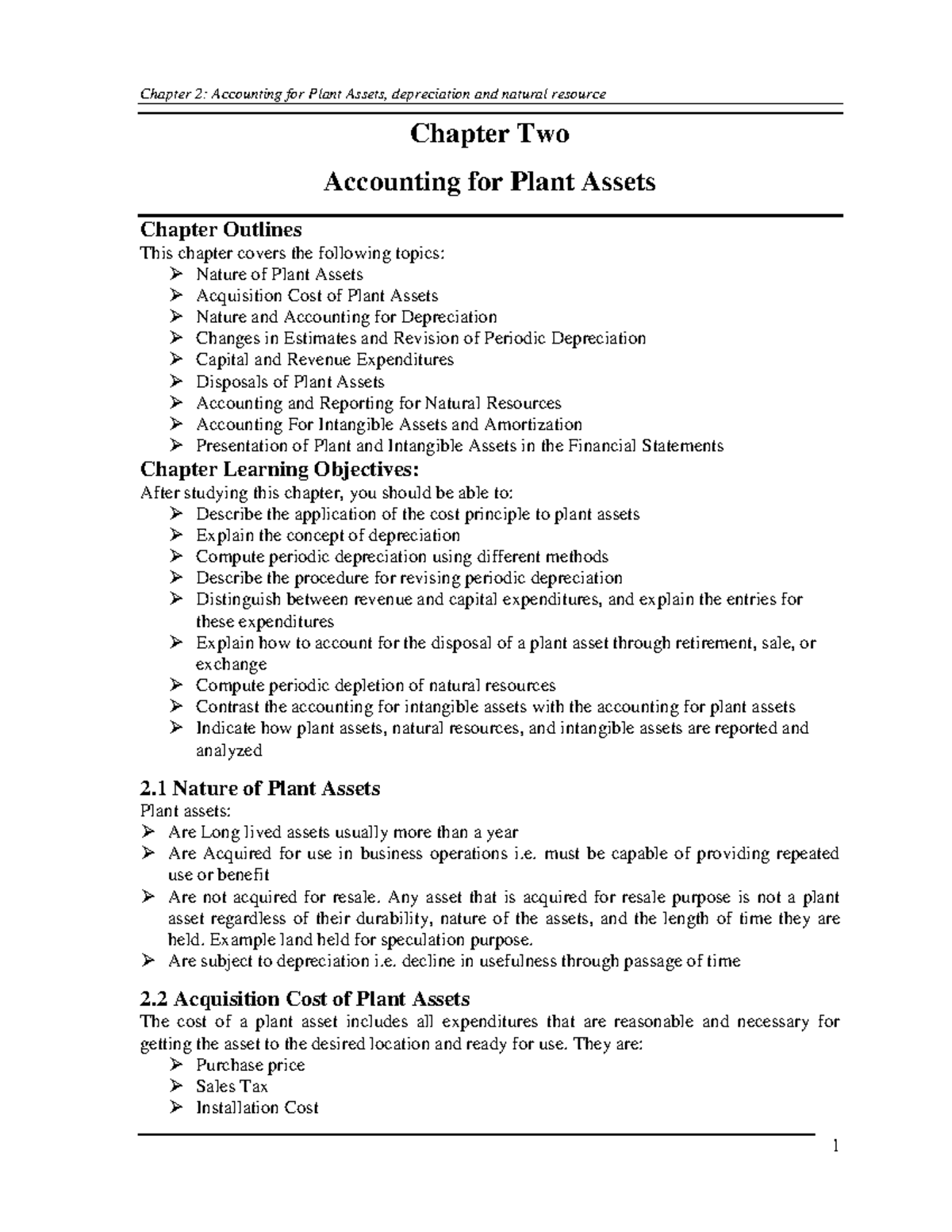 funadamentals of Accounting 1. Ch. Two - Chapter Two Accounting for ...