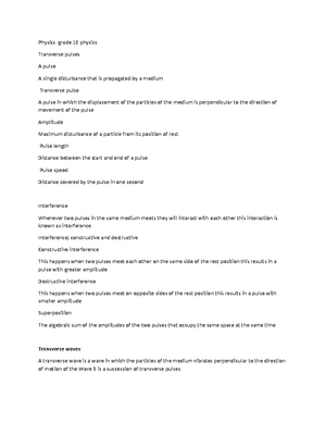 Grade 10 physical scienses past paper - Downloaded from Stanmorephysics ...