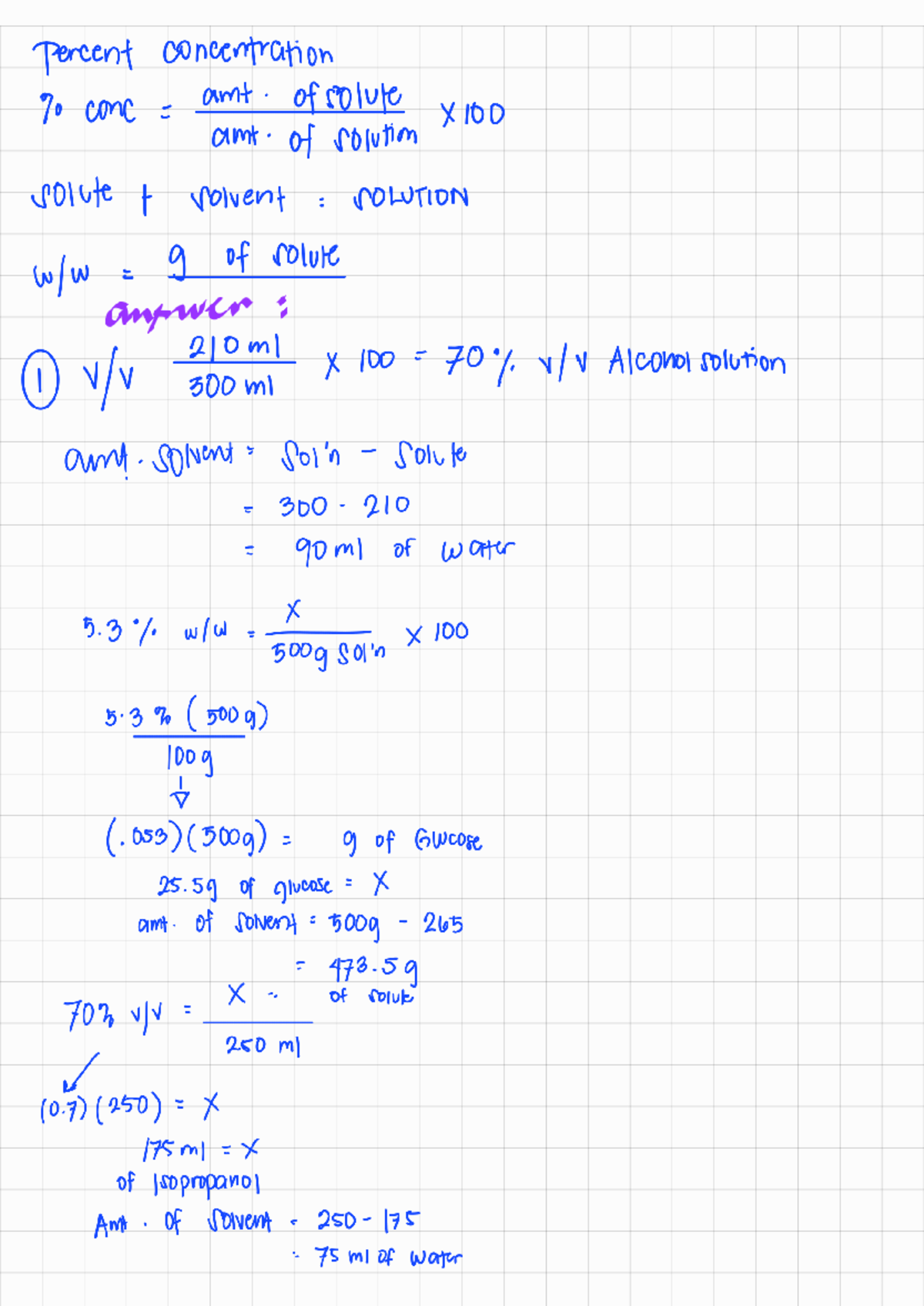 CC1 mathematics 240712 122349 - percent concentration 70 conc I amt of ...