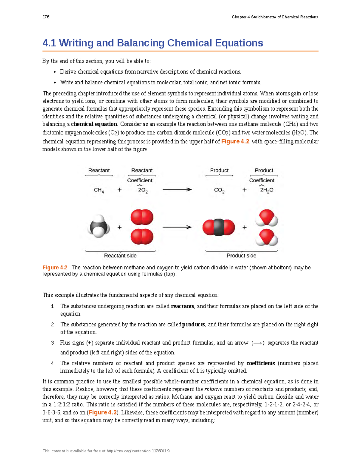 176 Chapter 4 Stoichiometry of chemical reactions: Writing and ...