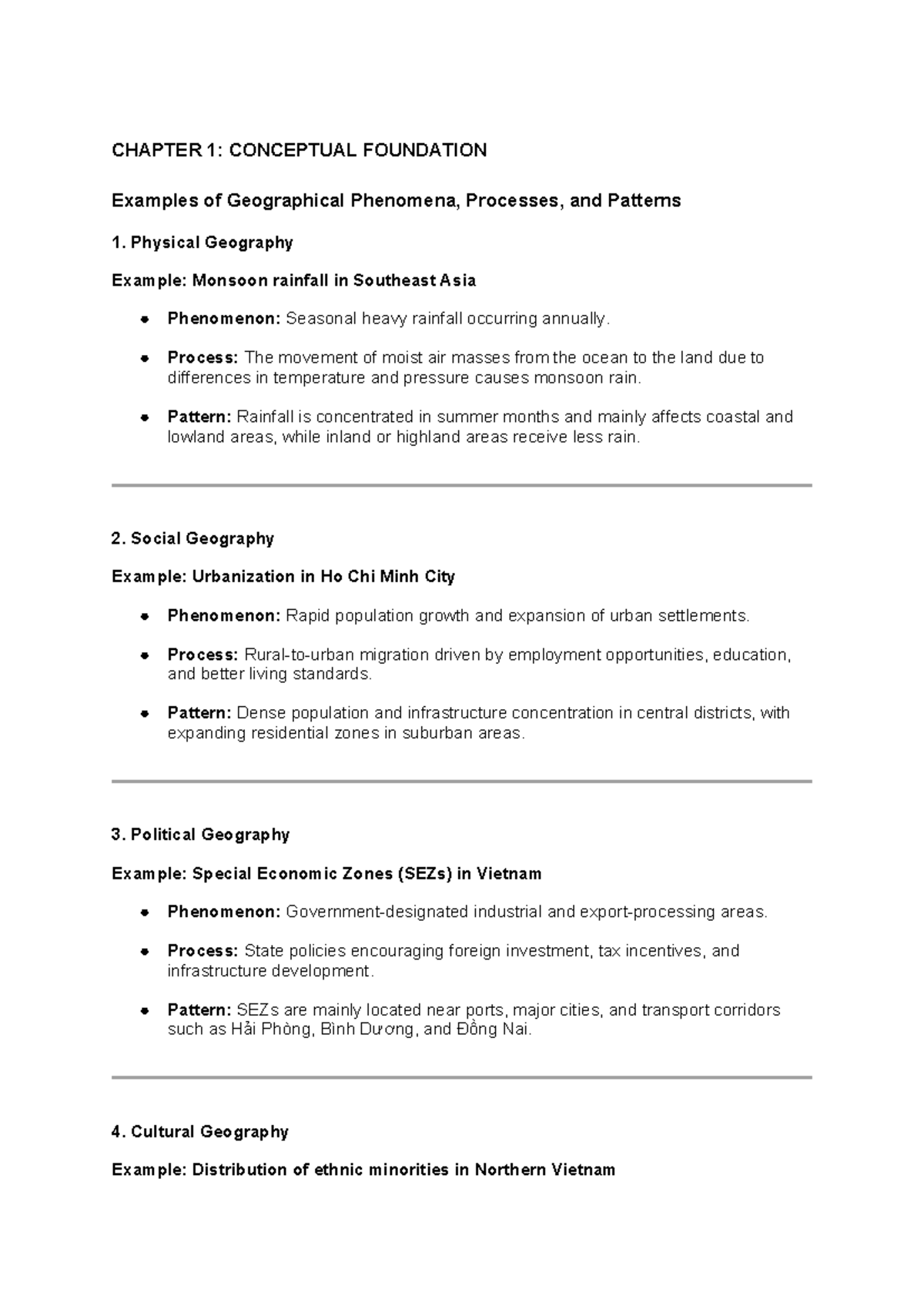 CHAPTER 1 & 2: Geographical Phenomena and Social Change Analysis - Studocu