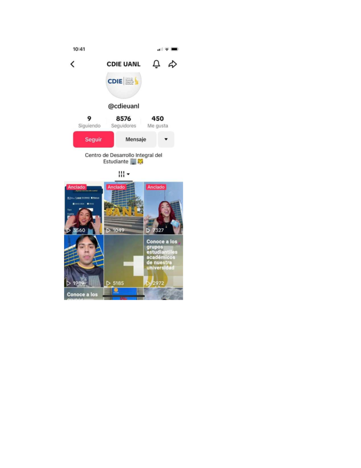 Afi cinthia yasmin orozco reyes - 10:41 CDIE UANL Centro de CDIE ...