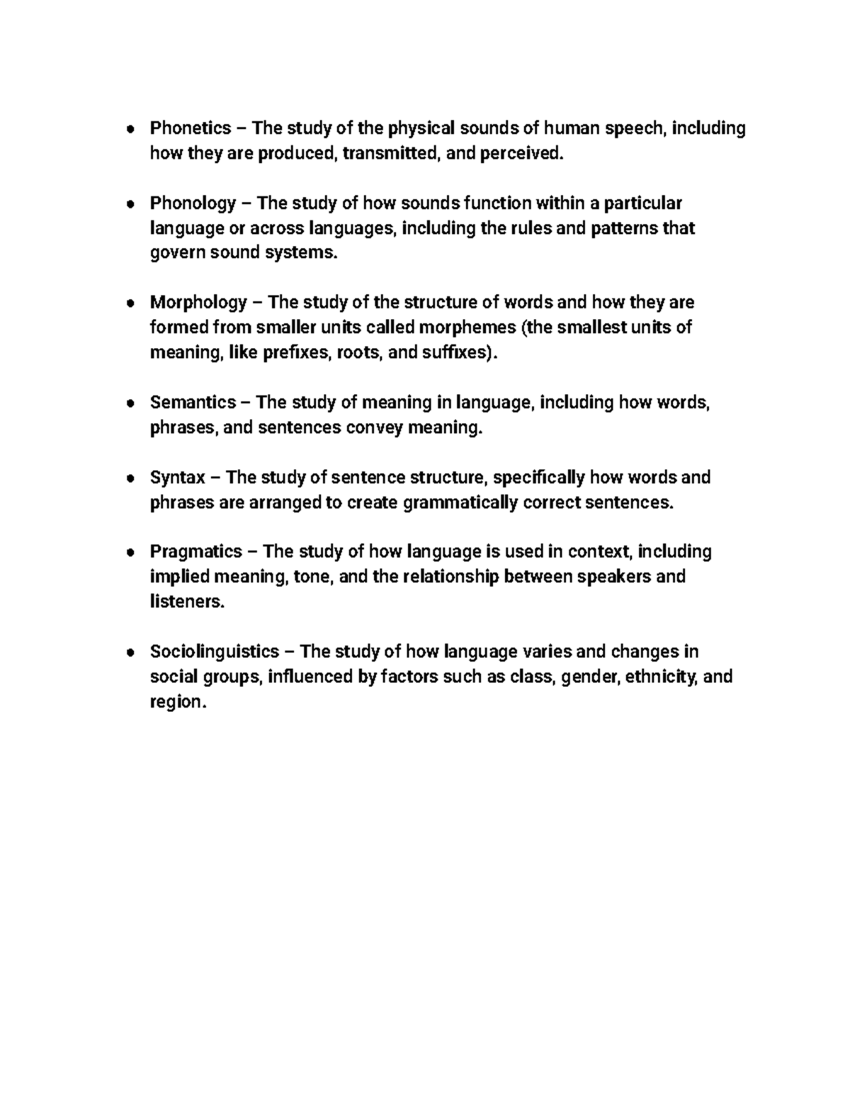 Linguistics Notes: Exploring Language Science & Society (LNG101) - Studocu