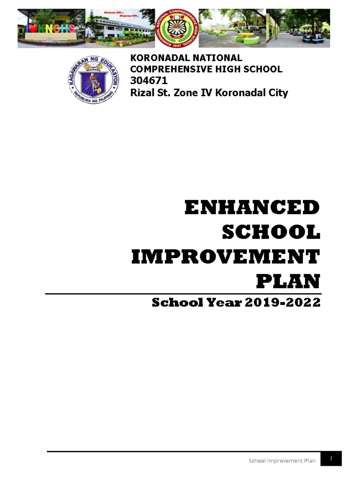 ESIP9 Enhanced School Improvement Plan: Overview & Strategies - Studocu