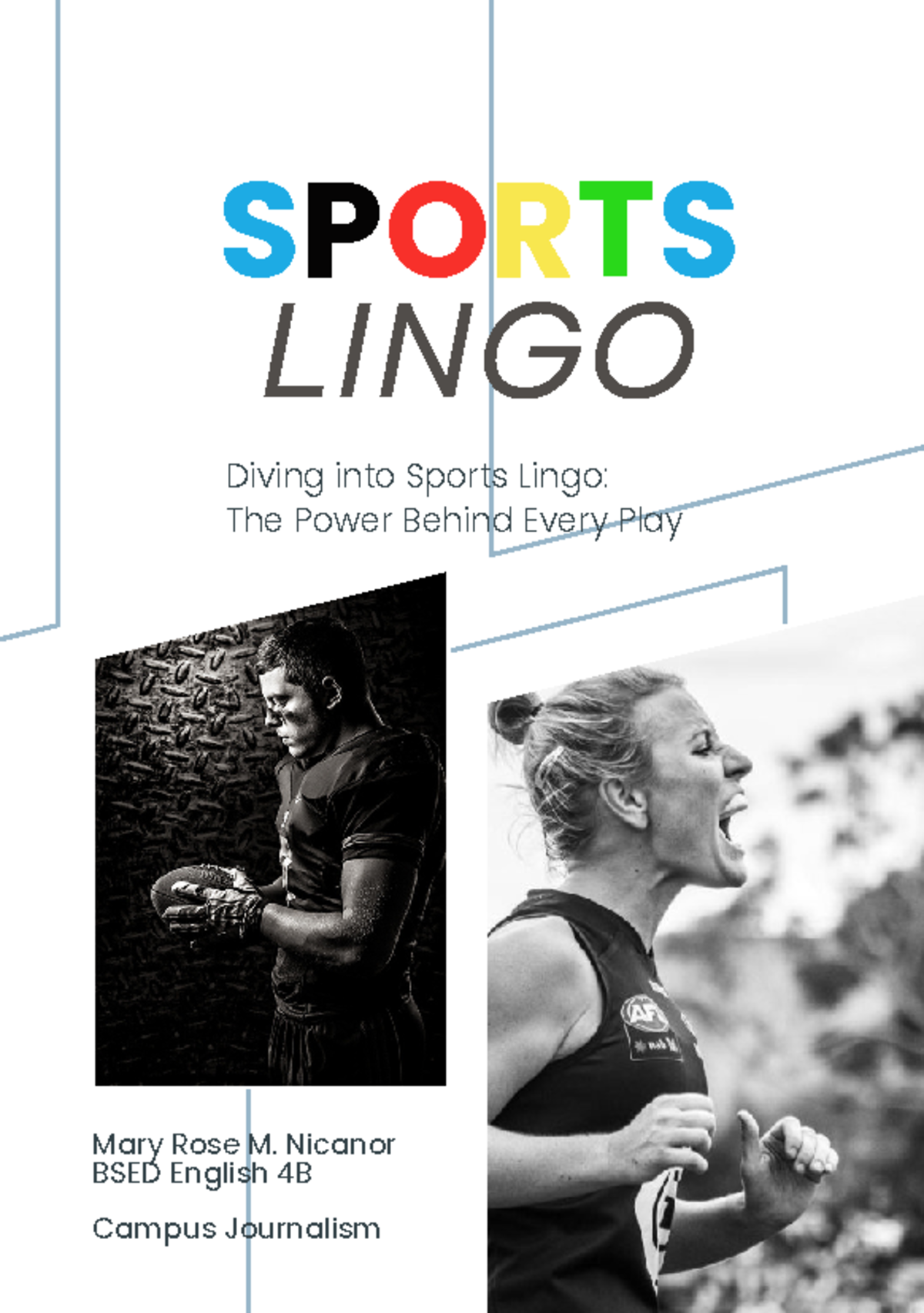Sports booklet - None - SPORTS LINGO Diving into Sports Lingo: The ...