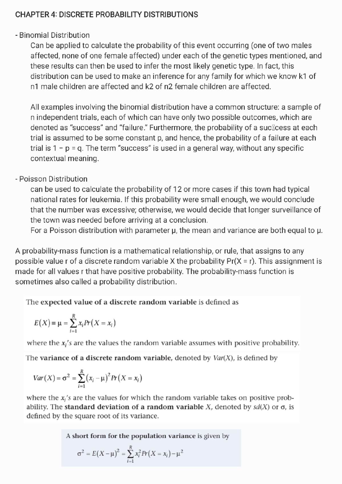 Fundamentals OF Biostatistics - Studocu