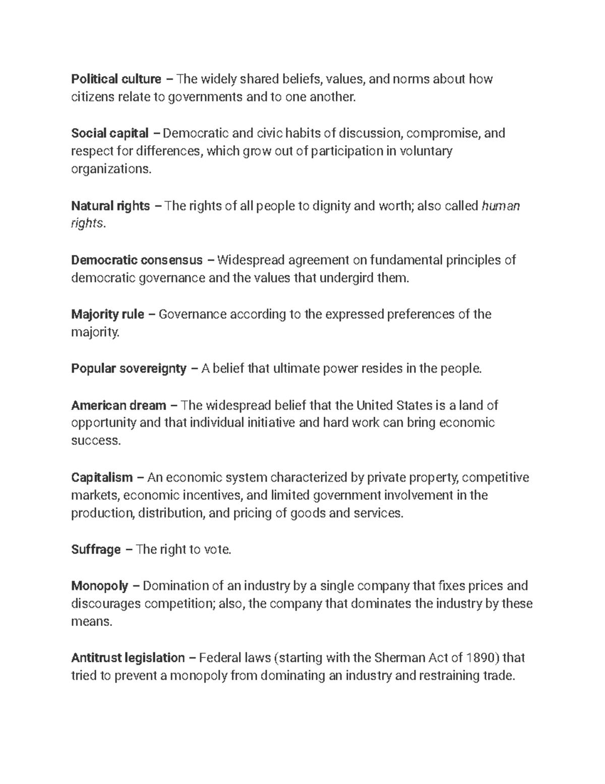 Chapter 4 Political Culture and Ideology - Political culture – The ...