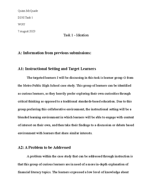 SNM1 Task 1 - Task 1 - Gamification is an emerging learning trend being widely used to enhance ...