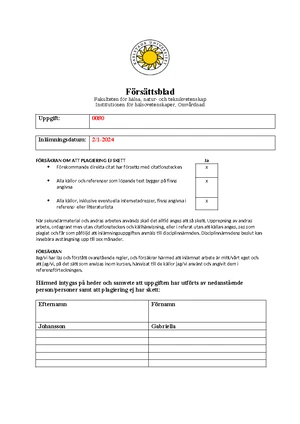 VIPS Modellen: Struktur för Omvårdnadsbedömning inom Sjukvård - Studocu