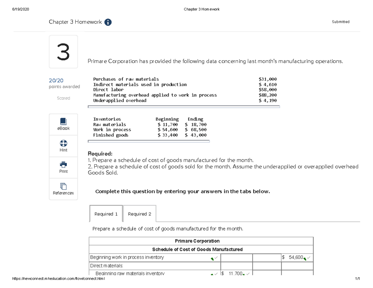 Chapter 3 Homework 1 - 6/19/2020 Chapter 3 Homework newconnect ...