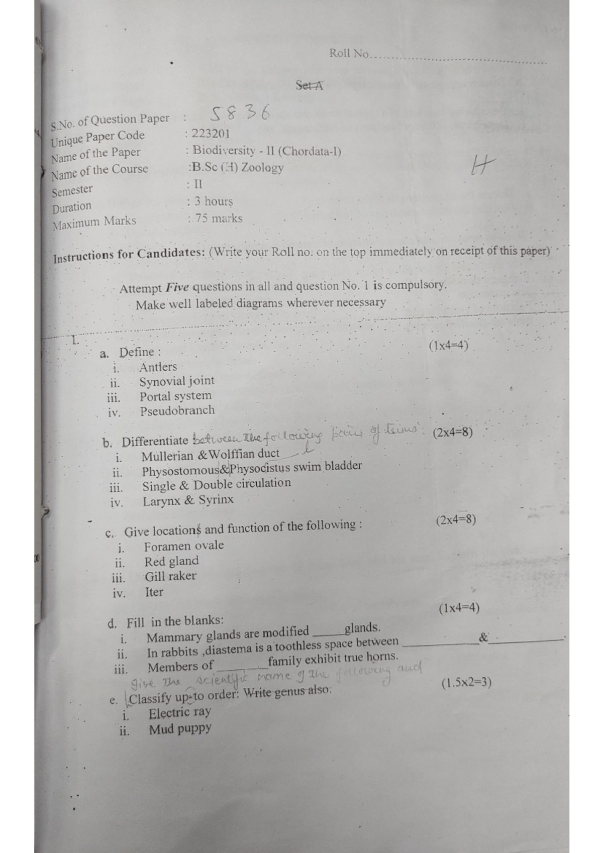 2nd Sem PYQs - Key Questions and Answers - Studocu