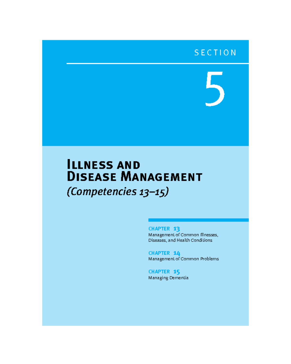 NLOA 2 & MS: Management of Common Illnesses in Older Adults - Studocu
