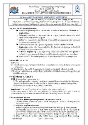 OOSE LAB Manual - CCS356 OOSE - Anjalai Ammal Mahalingam Engineering ...