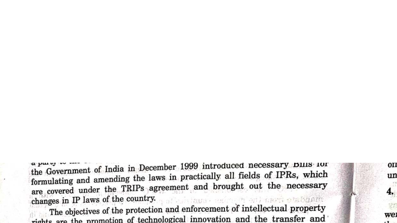 Kinds of IPR - Notes on Intellectual Property Rights and TRIPs - Studocu
