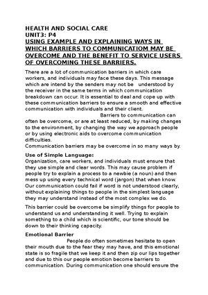 [Solved] examples of agencies working together in health and social ...