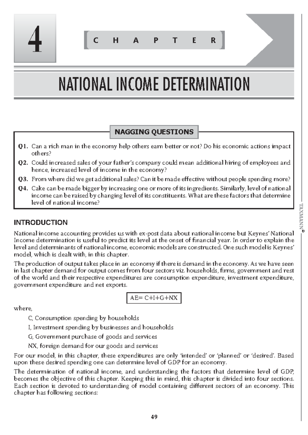National Income Determination - TAXMANN ® NATIONAL INCOME DETERMINATION ...