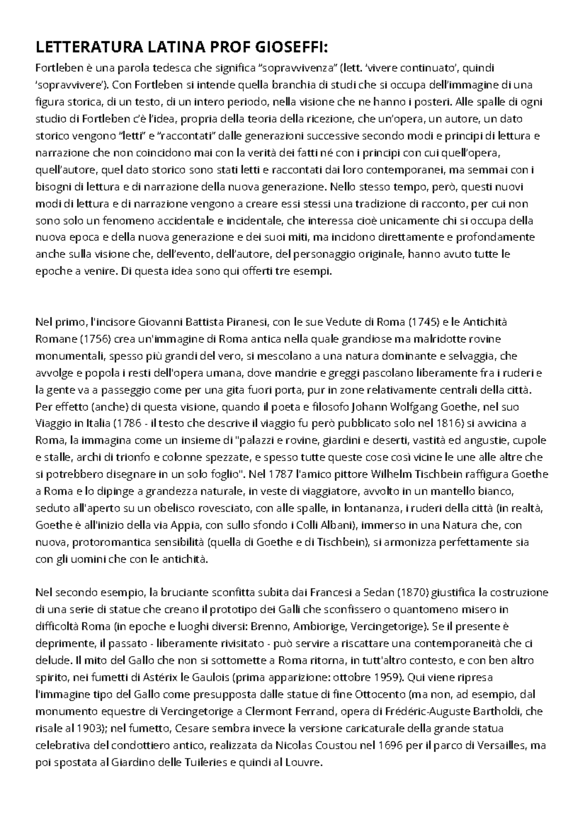 Letteratura Latina prof Gioseffi - LETTERATURA LATINA PROF GIOSEFFI ...