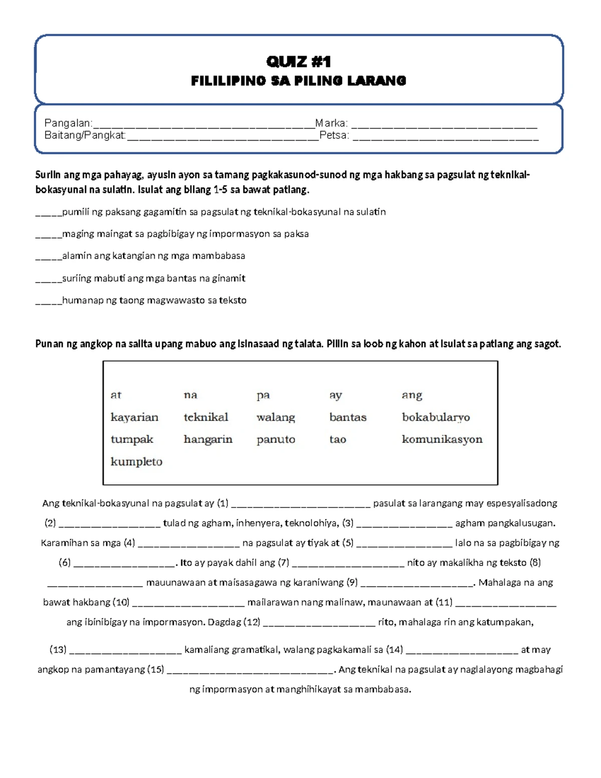 Uri ng Bigkas: Malumay, Malumi, Mabilis, at Maragsa - Mga Halimbawa ...