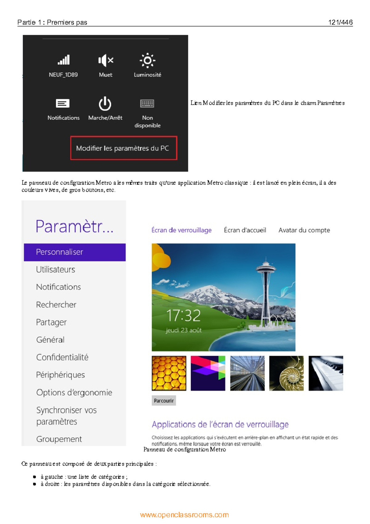 debutez en informatique avec windows 8 121 230 - Lien Modifier les ...