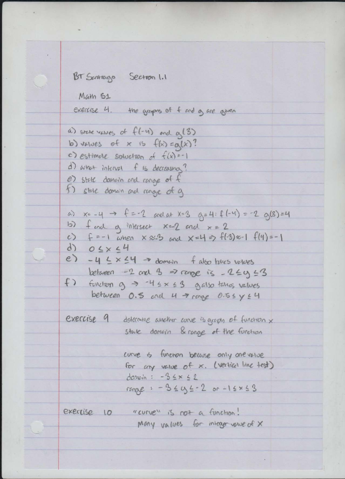 Math 51 BT Sentrago Exercises 4, 9, 10, 11, 25, 36, 37, 52, 58, 63, 2 ...