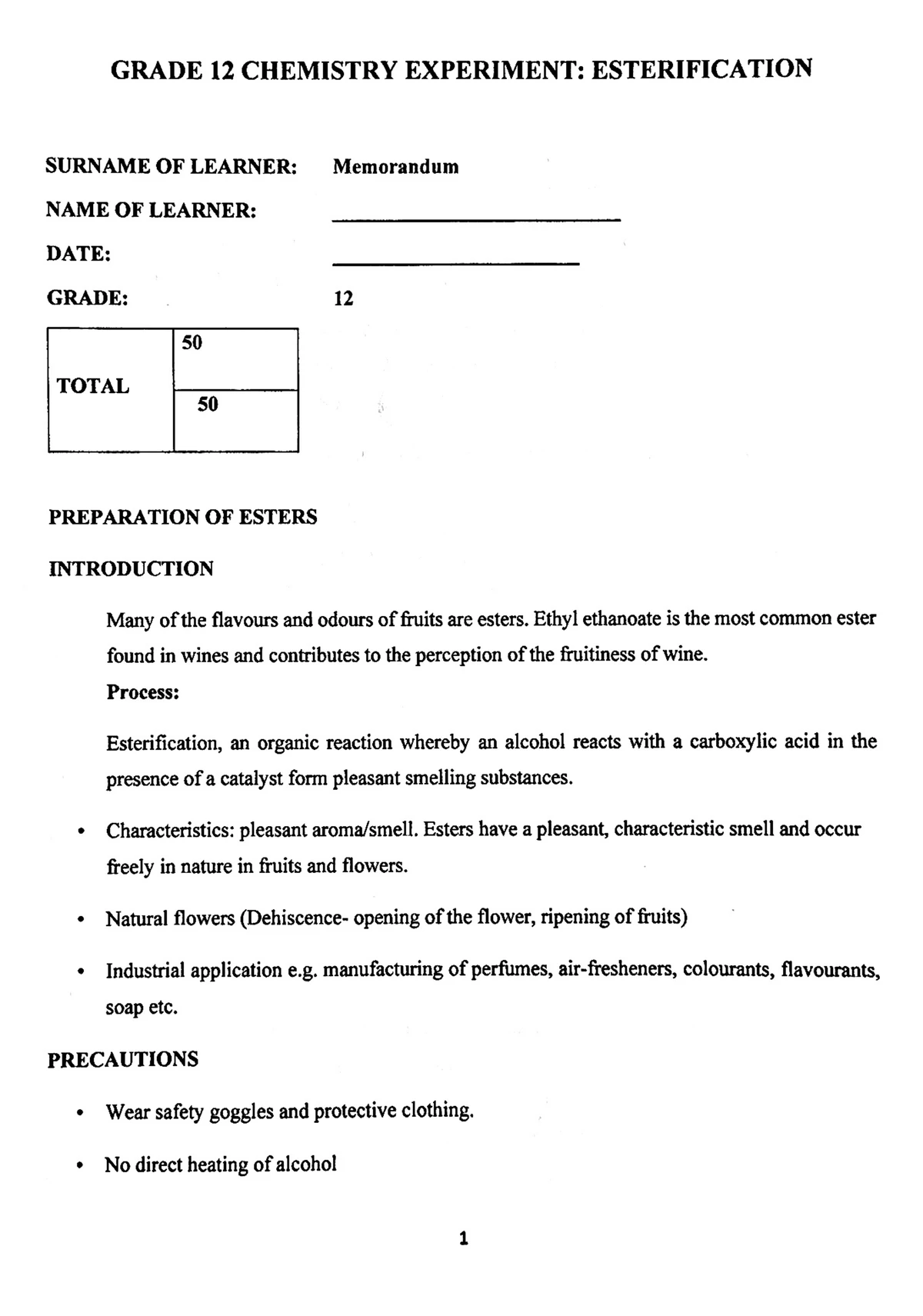 Physical Science Grade 12 Term 2 Titration Practical Manual - PHYSICAL ...