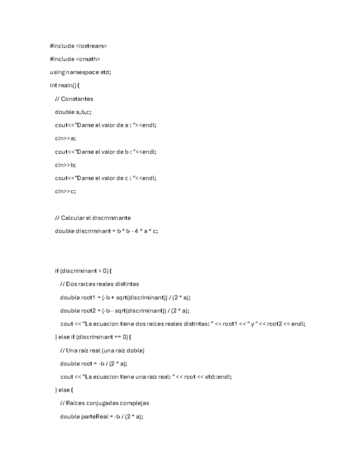 Metodo de biseccion y formula general - #include #include using - Studocu