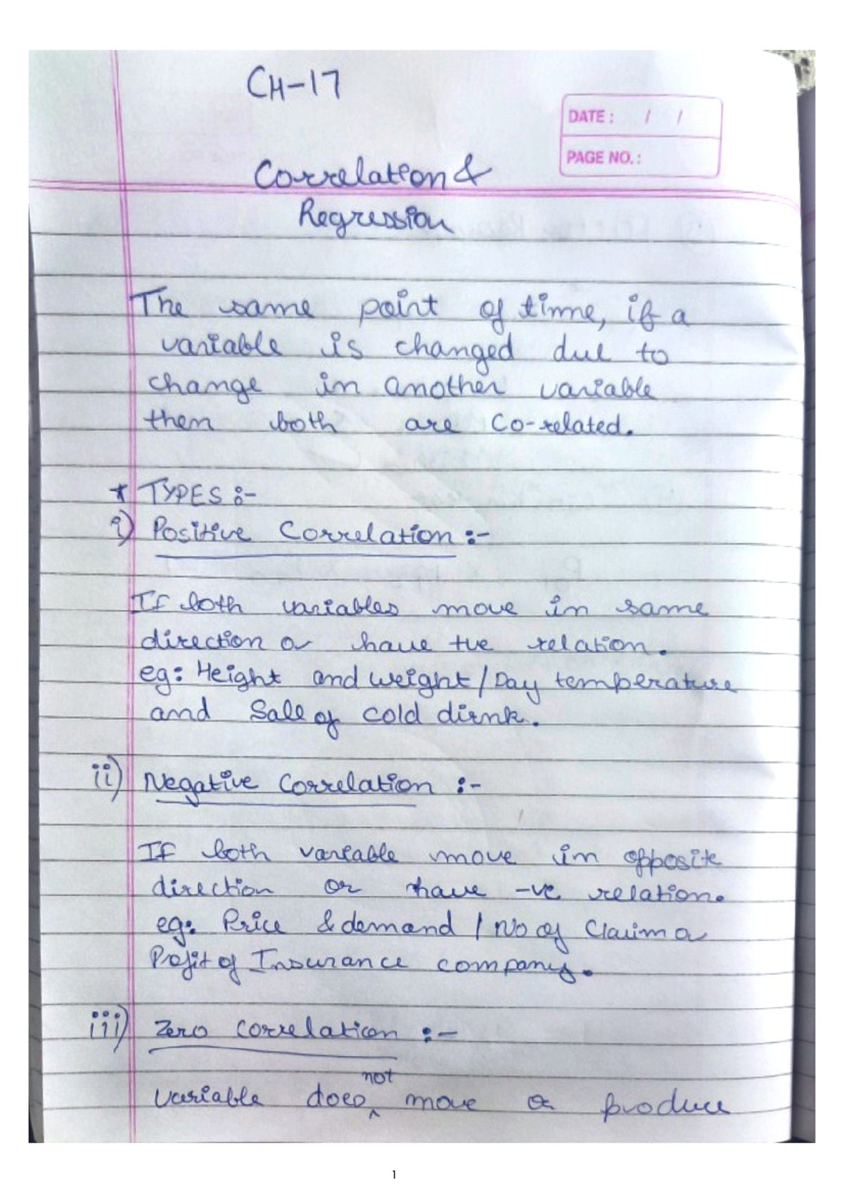 Regression Analysis: Correlation and Regression Coefficients - Studocu