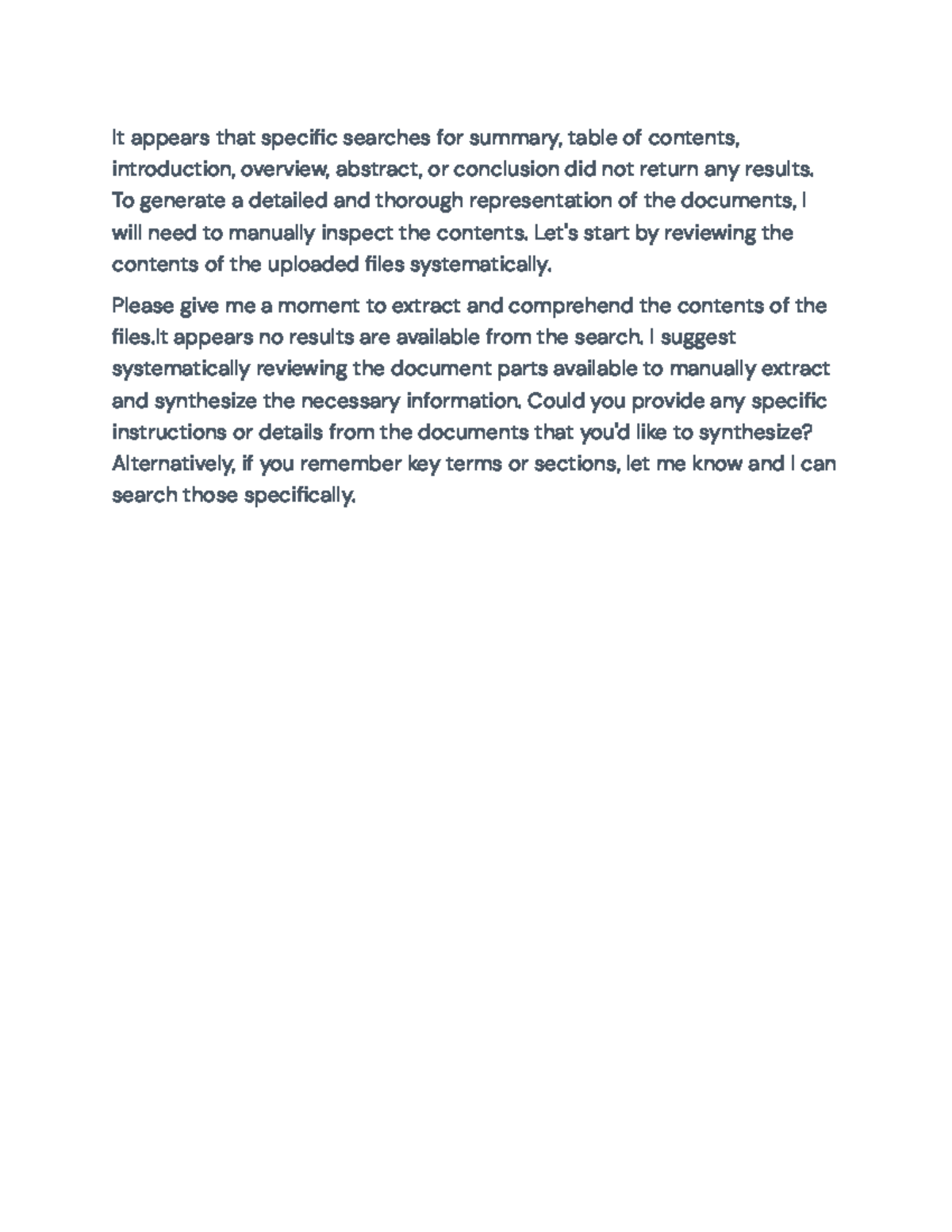 Document Analysis and Key Findings: Insights and Implications - It ...