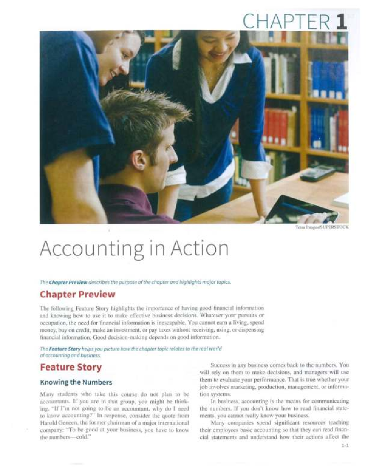 **Title: ACC 101: Chapter 1 - Accounting in Action Overview and Key ...