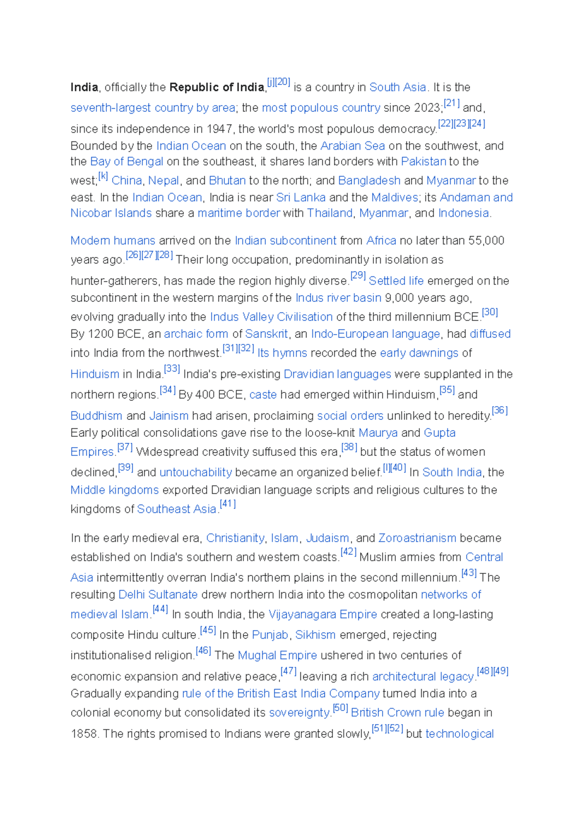 India: A Historical Overview of Its Cultural and Political Evolution ...