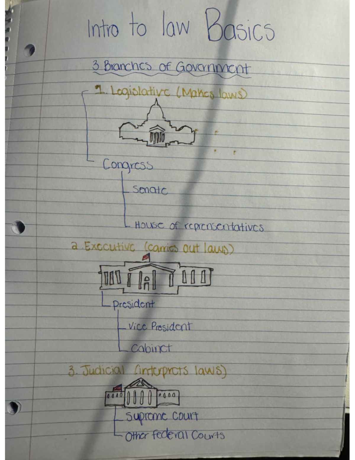 Law Basics 1 - Intro to law Basics 3 Branches of Government 1 ...