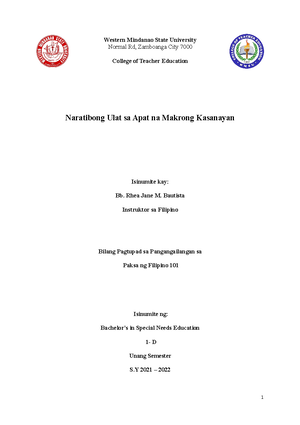 COT Filipino 6 Q4 M13 - lesson plan - LESSON EXEMPLAR School Grade Level SIX Teacher Learning ...