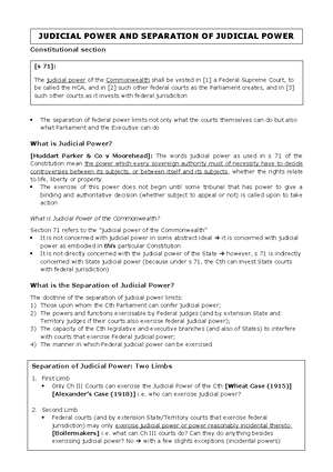 Week 12(A) - Overview of Express Rights and Freedoms in Australia - Studocu