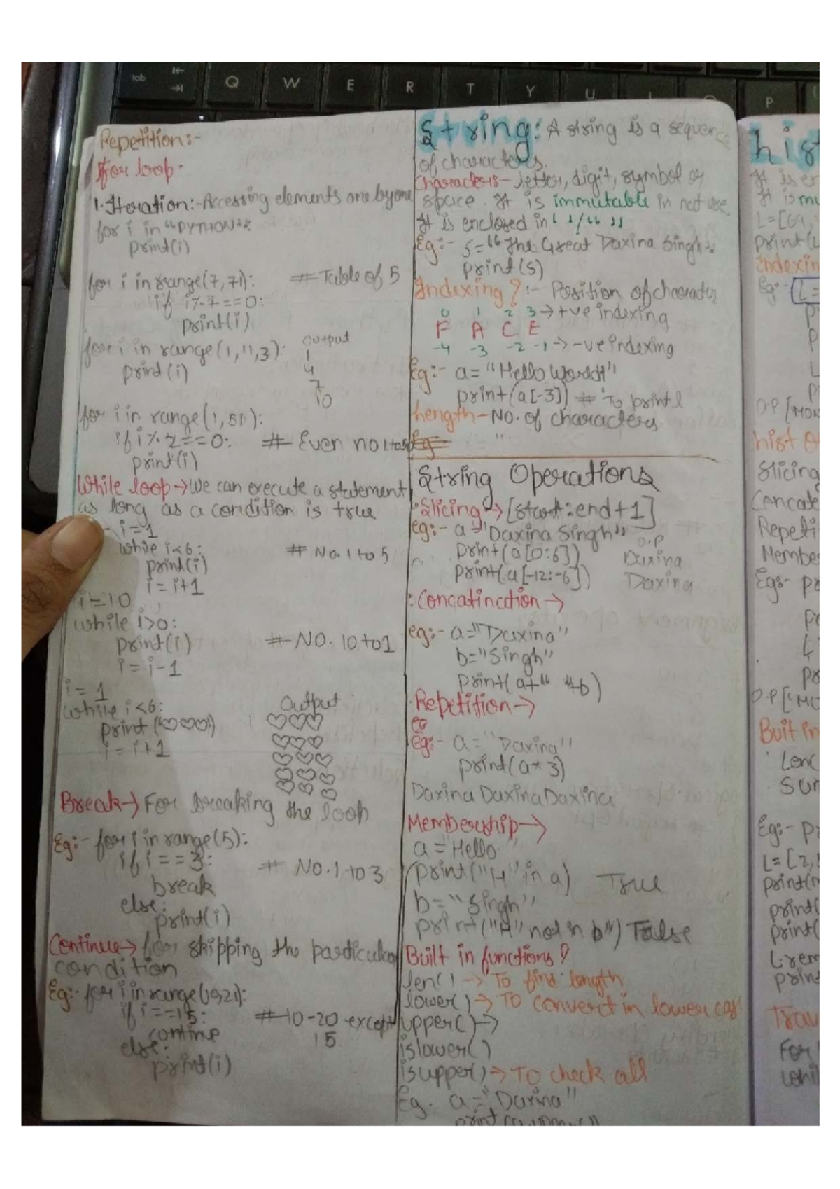 Class 12 CS Python Revision: For Loops and Control Structures - Studocu