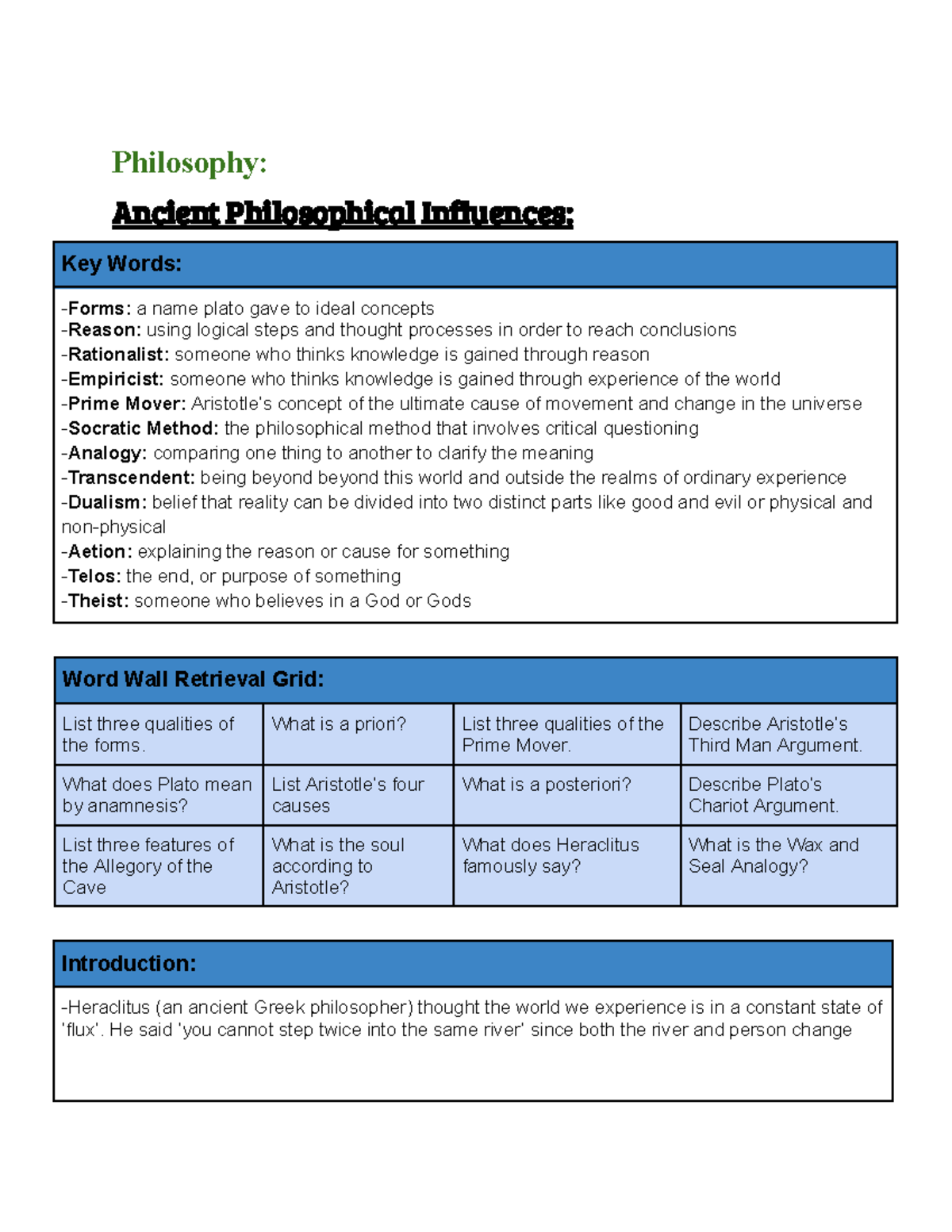 PHIL 101: Ancient Philosophical Influences of Plato & Aristotle - Studocu
