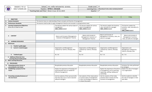 DLP Summarizing - Essay - Detailed Lesson Plan (DLP) Format DLP No ...