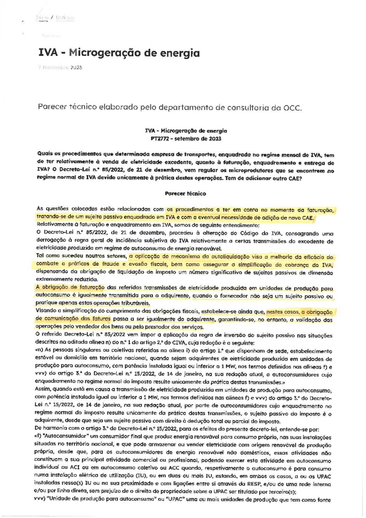 IVA - Microgeração de energia - Inicio Noticias IVA Microgeração de ...
