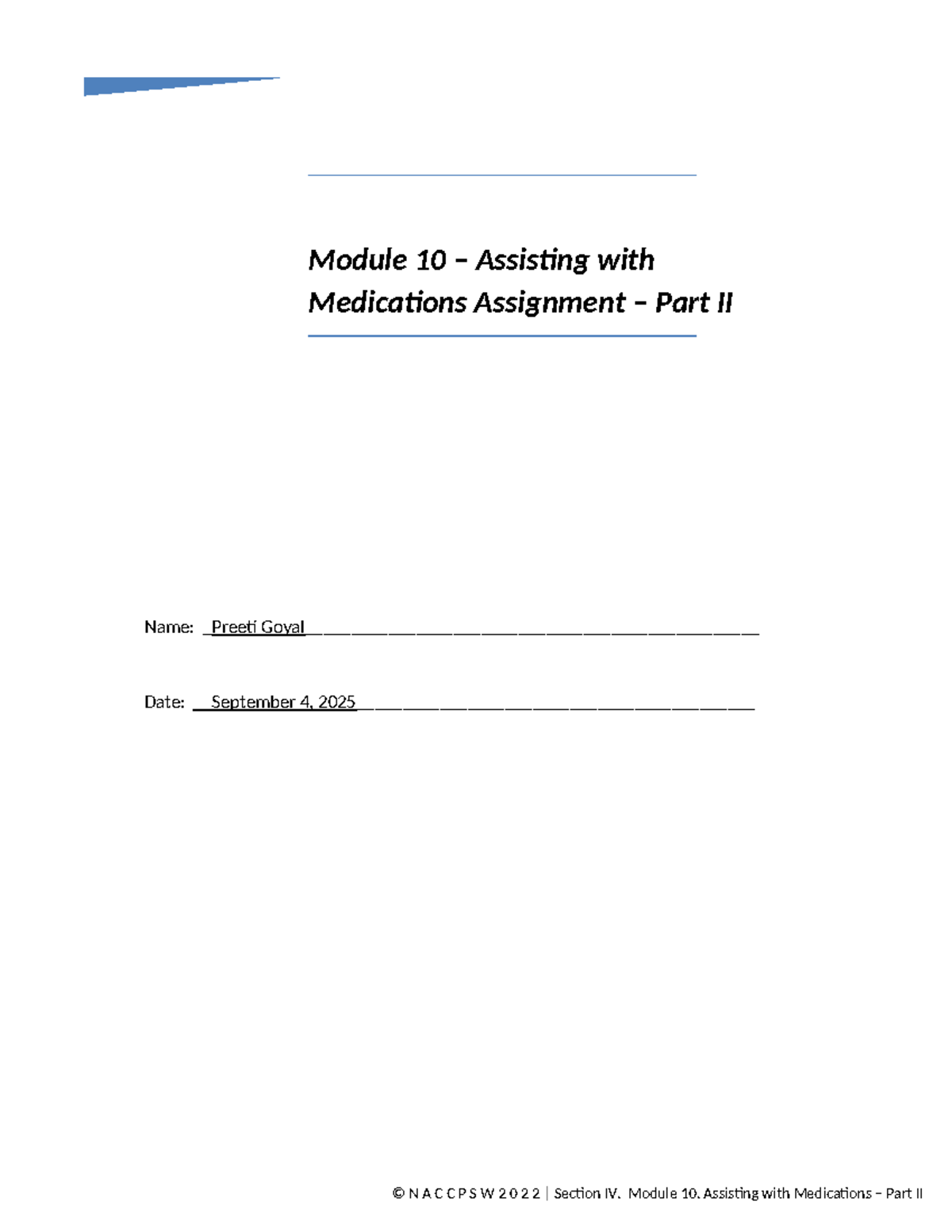 Module 10: Assisting with Medications - Metformin Research Assignment ...