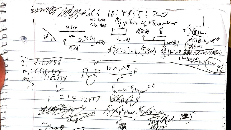 Physics HW 11 - Detailed Solutions and Explanations - Studocu