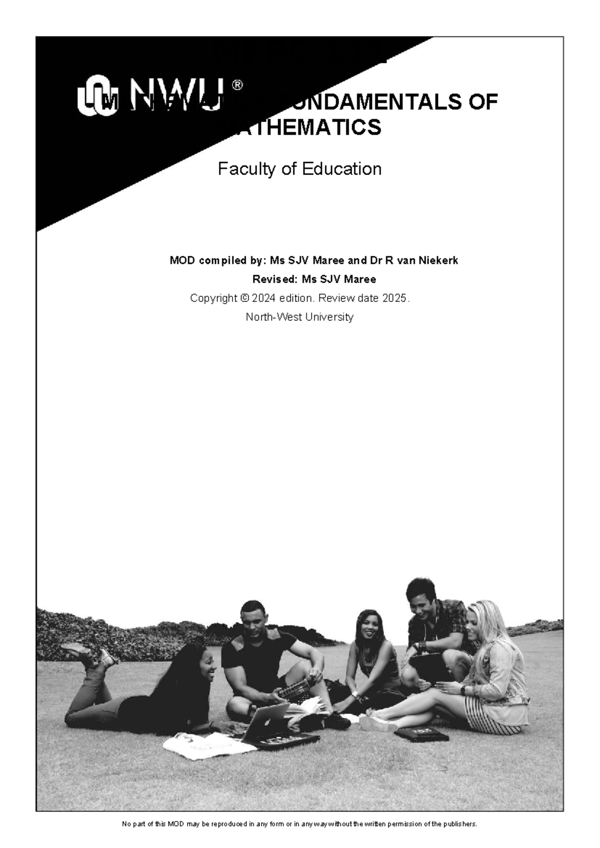 MFPC 111: Fundamentals of Mathematics for Early Childhood Education ...