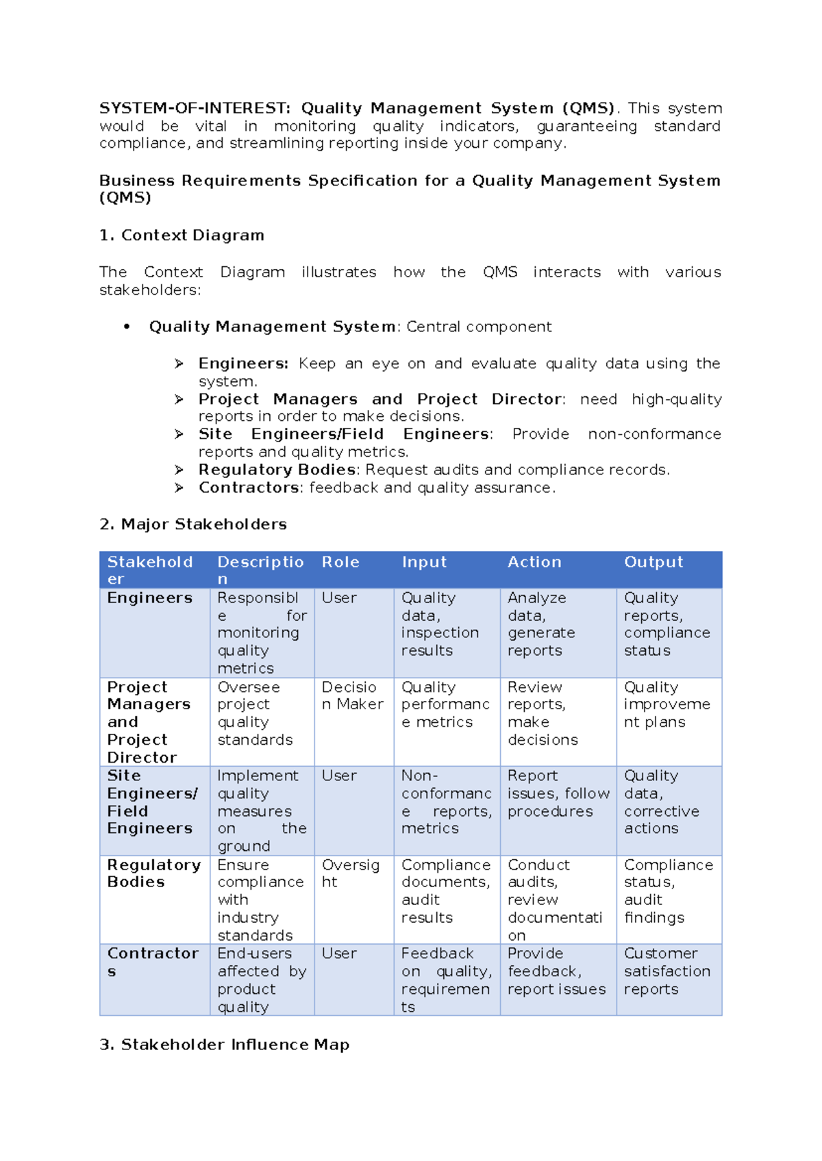 System-OF- Interest - soi sample - SYSTEM-OF-INTEREST: Quality ...