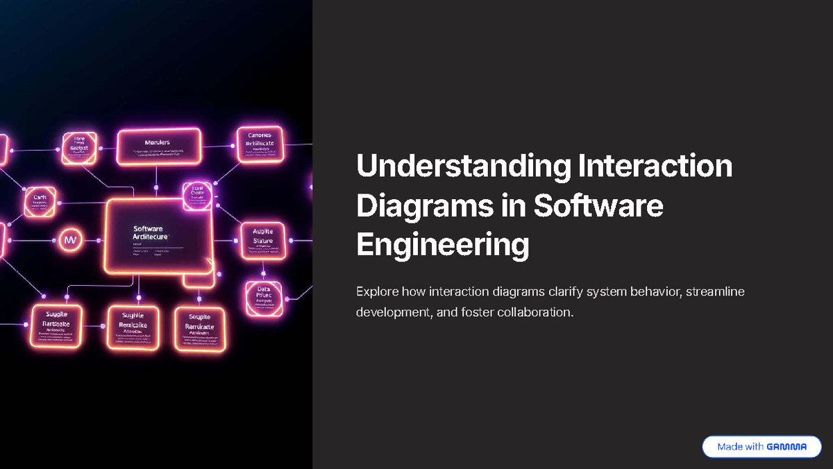 Understanding Interaction Diagrams in SE: A Comprehensive Guide - Studocu