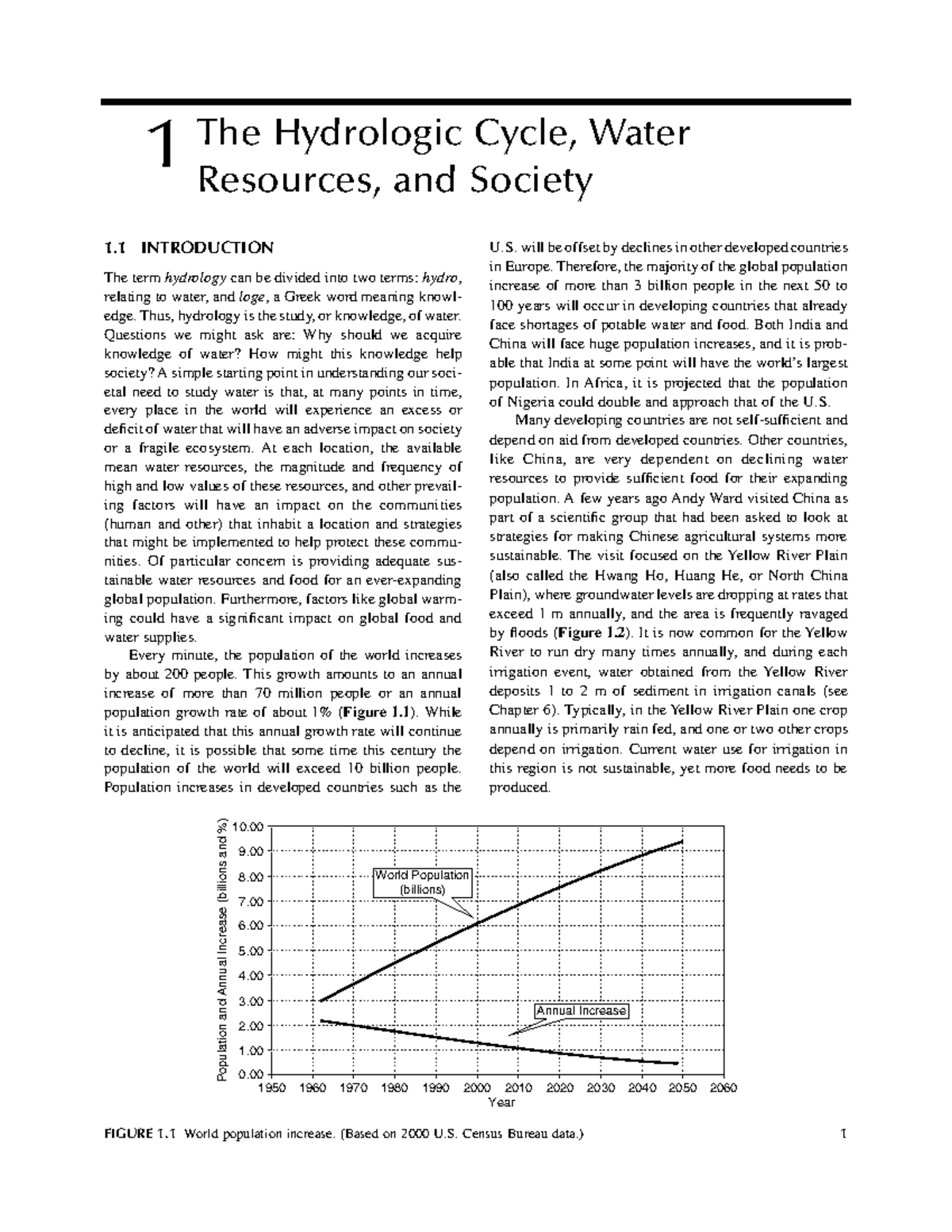 C1. Hydrologic Cycle: Water Resources and Societal Impacts - Studocu