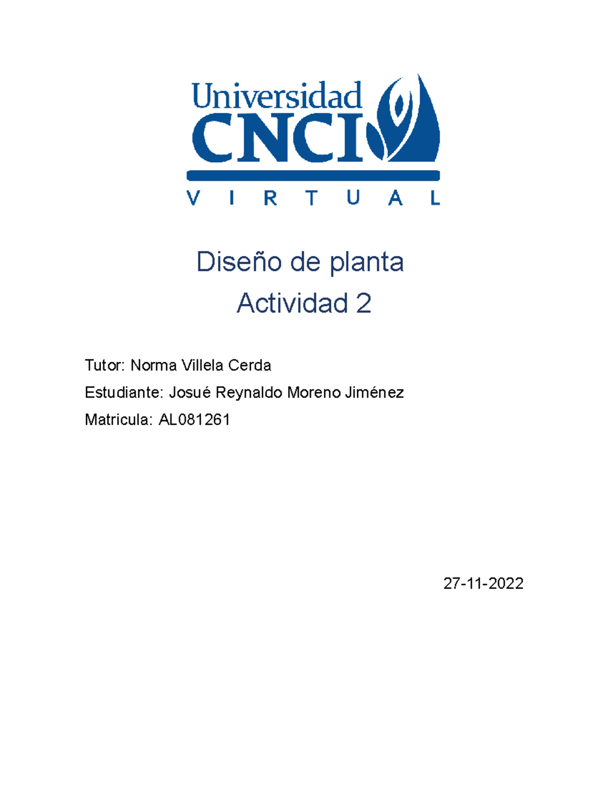 Diseño de planta modular - Diseño de planta Actividad 2 Tutor: Norma ...