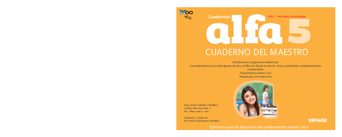 Cuaderno del Maestro Alfa 5 - Ejercicios y Dosificaciones Matemáticas - Studocu