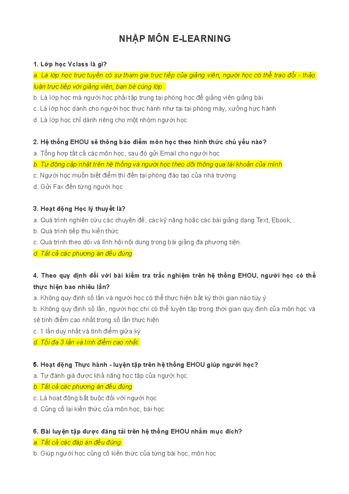 [123doc] - dap-an-trac-nghiem-nhap-mon-internet-va-elearning-ehou-eg38 ...